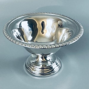 Sterling Silver Weighted Compote Footed Pedestal Bowl Candy Dish - Etsy