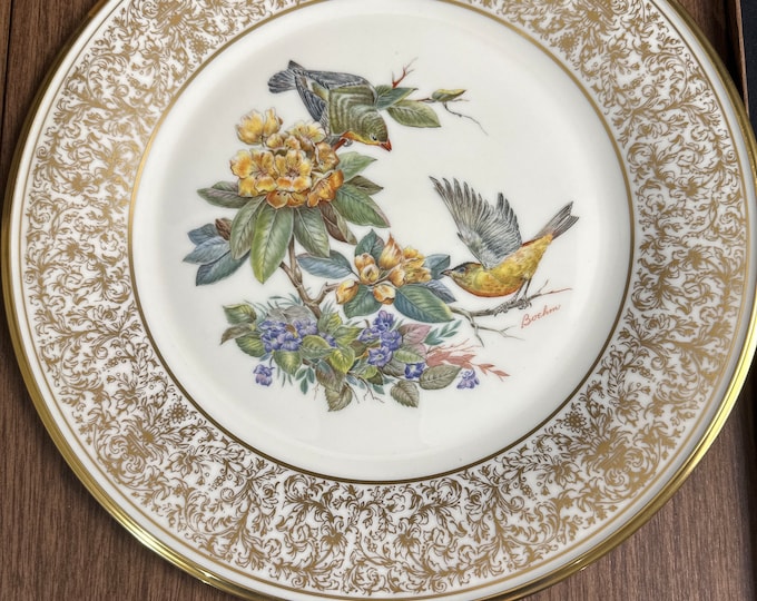 Lenox Boehm Bird Plates Like New - Etsy