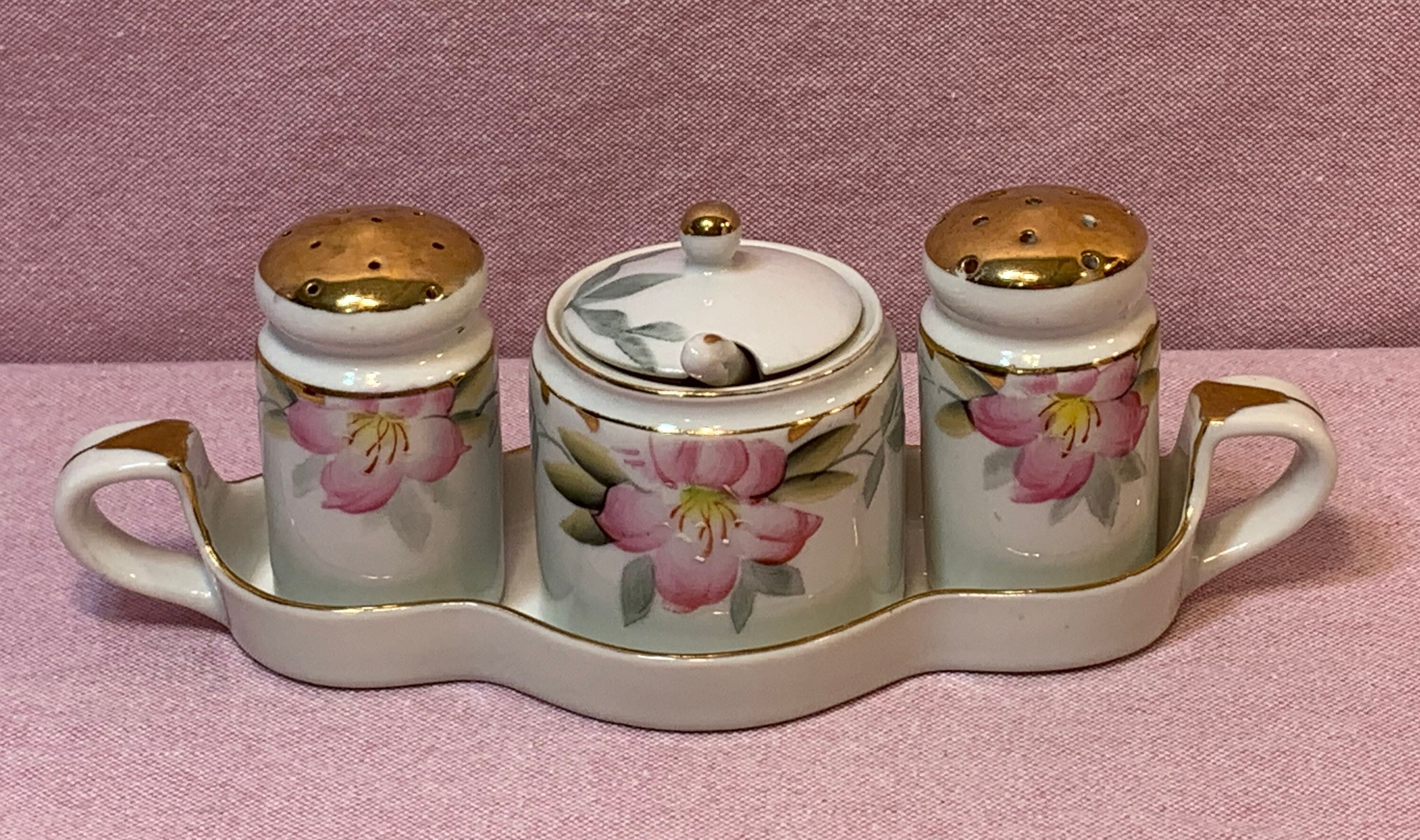 Antique Noritake Azalea Condiment Set | Etsy Antique Noritake Azalea Condiment Set | Etsy