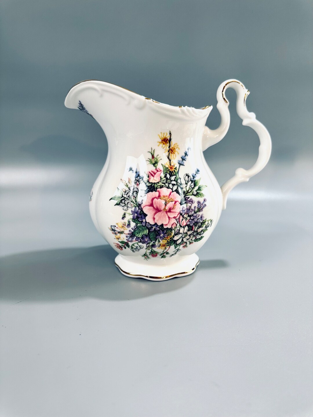 Royal Albert Fragrant Flowers Pitcher - Etsy