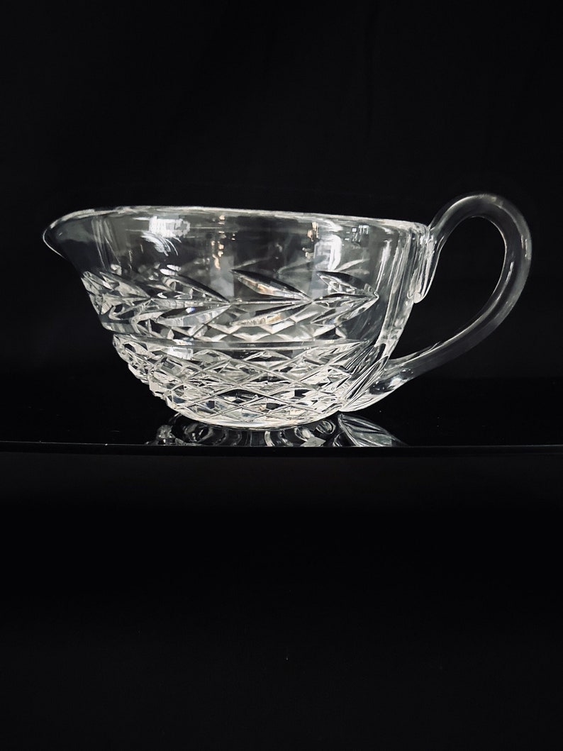 Waterford Glandore Crystal Gravy Sauce Boat - Etsy