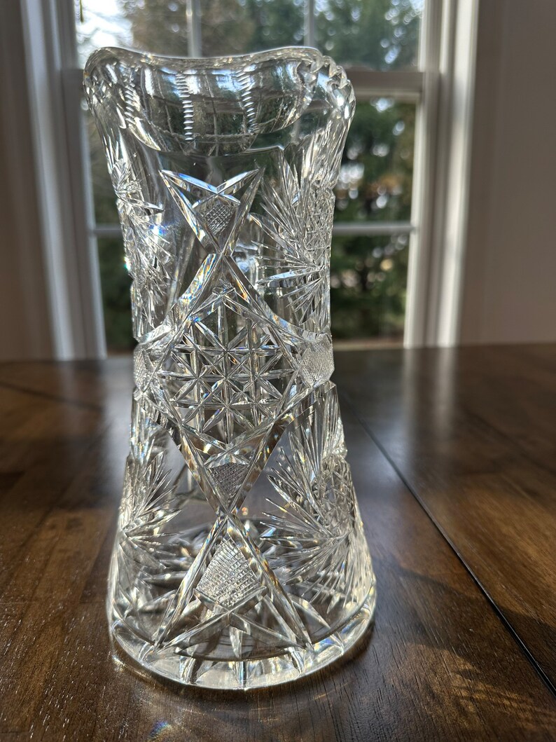Canadian Brilliant Cut Glass Pitcher by Gowans, Kent and Company of ...