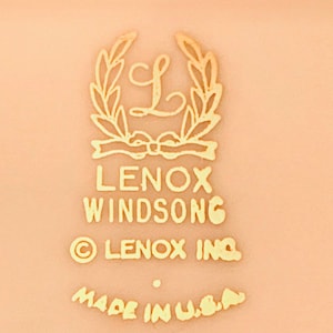 Lenox Windsong 5 Piece Place Settings - Etsy