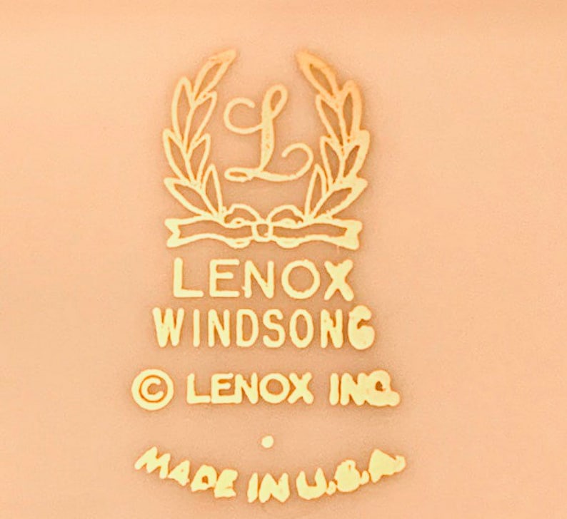 Lenox Windsong 5 Piece Place Settings - Etsy