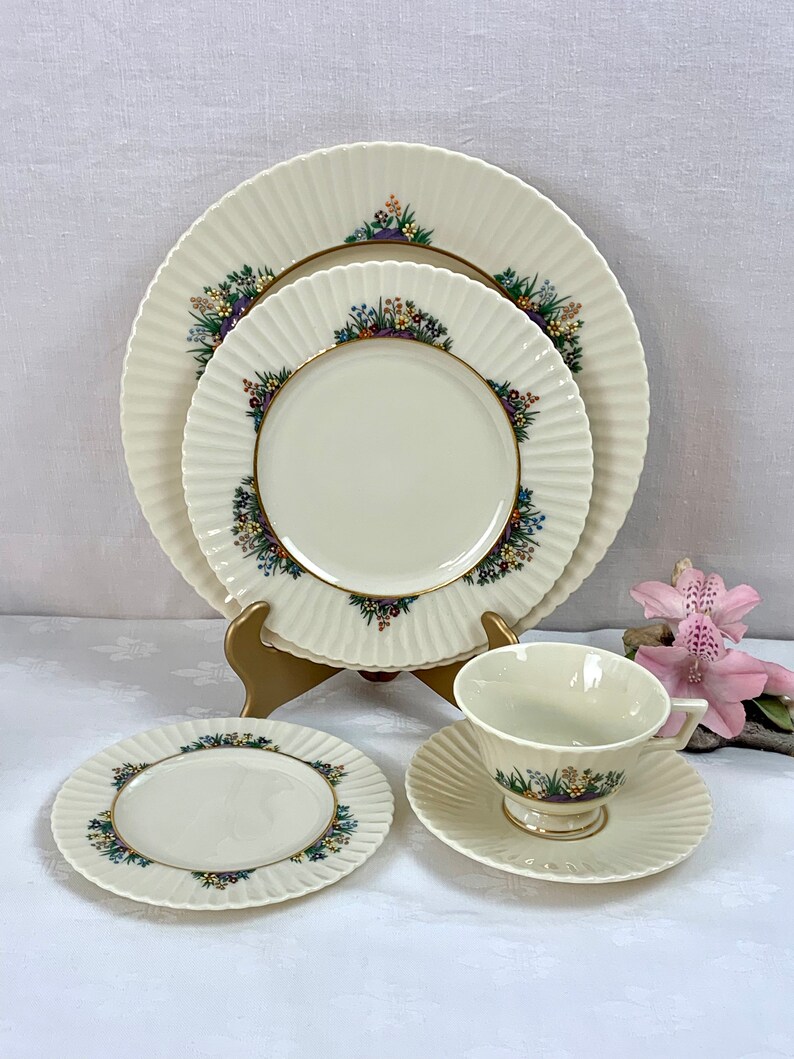 Lenox Rutledge 5 Piece Place Setting - Etsy