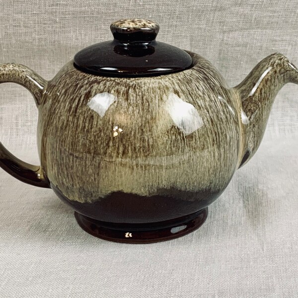 Brown Ceramic Teapot - Etsy