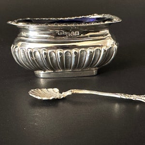 Victorian Era Sterling Silver Salt Cellar - Etsy