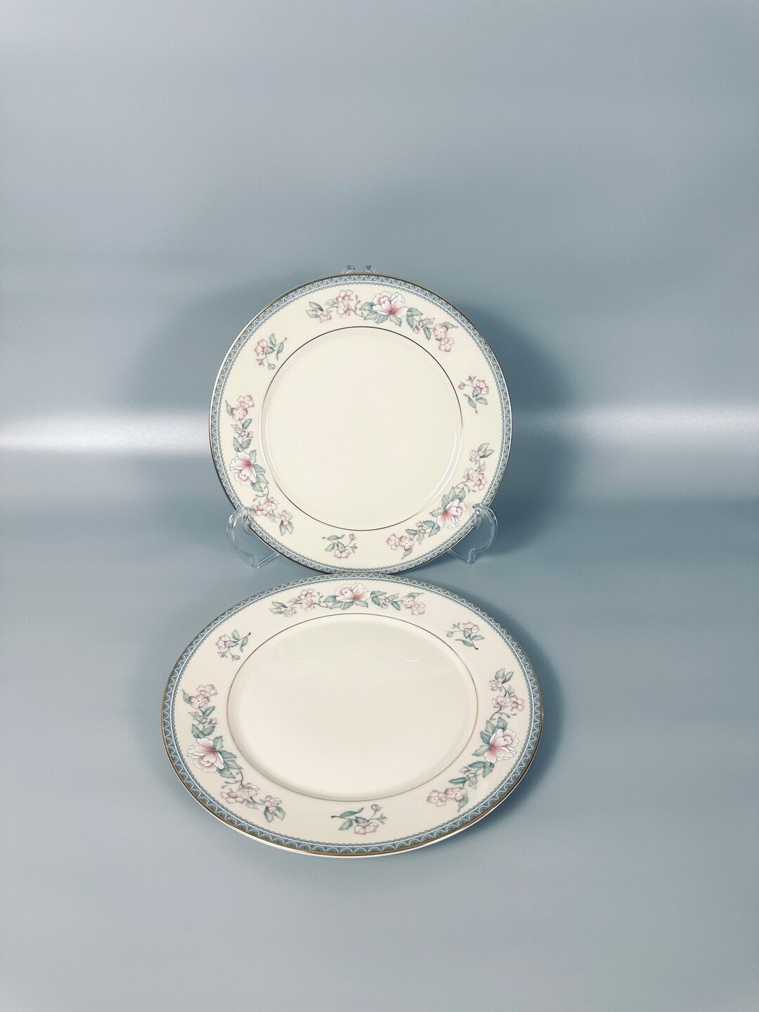 2 Lenox Serenade Dinner Plates - Etsy