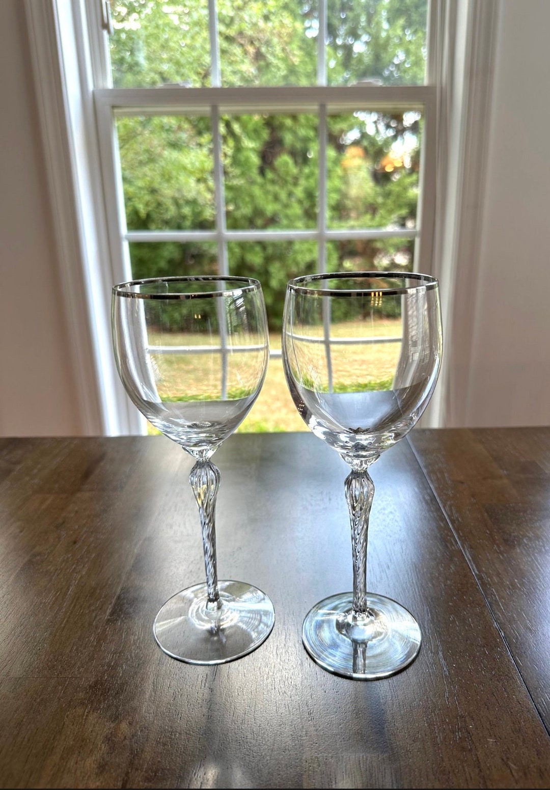 2 Lenox Madison Water Goblets - Etsy