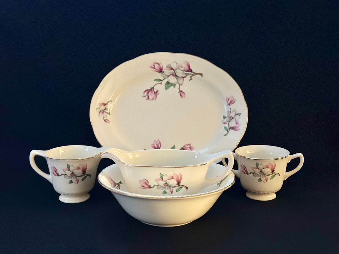 Homer Laughlin Liberty Dogwood Hostess Set - Etsy