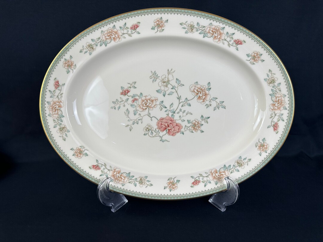 Minton Jasmine Large Serving Platter - Etsy
