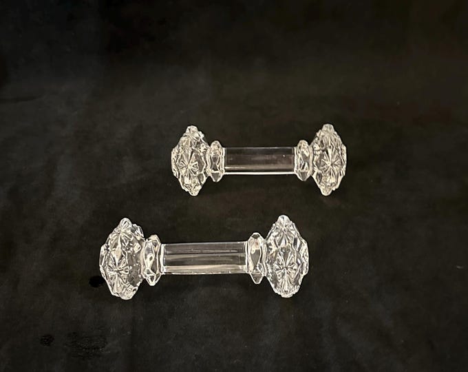 2 Crystal Knife Rests - Etsy