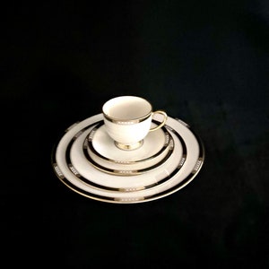 Lenox Hancock Gold 5 Piece Place Settings - Etsy