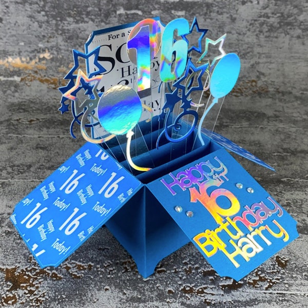 Birthday Card Box - Etsy