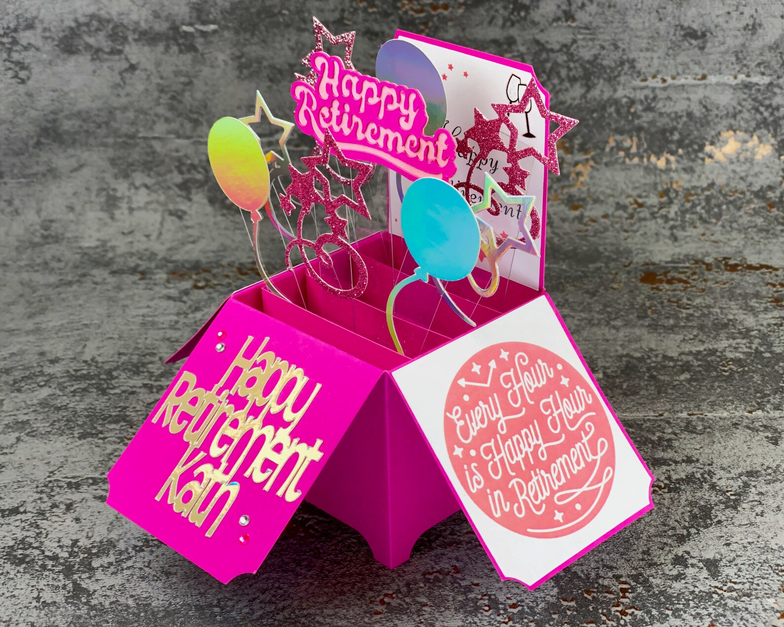 Retirement Card Retirement Card in a Box Unique - Etsy