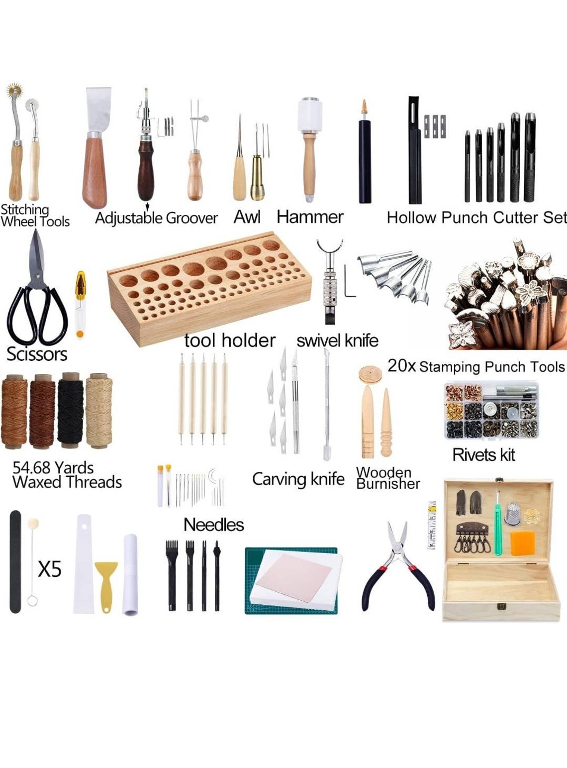 Leather Kits, Leather Working Tools, Leathercraft Tools and Supplies ...