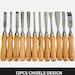 Wood Carving Hand Chisel Tool Set Professional Woodworking L 12 PCS - Etsy