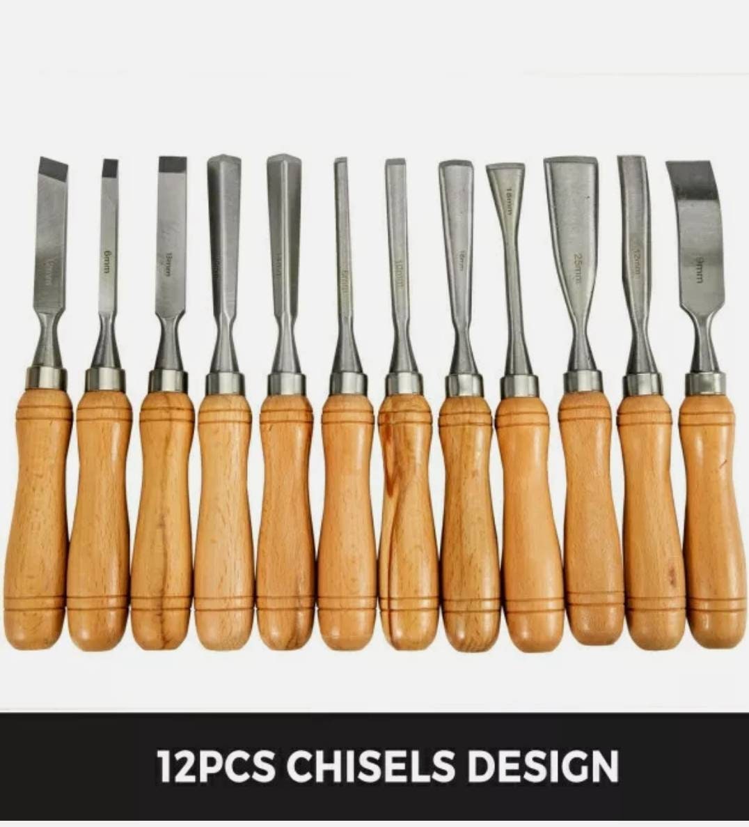 Wood Carving Hand Chisel Tool Set Professional Woodworking L 12 PCS - Etsy