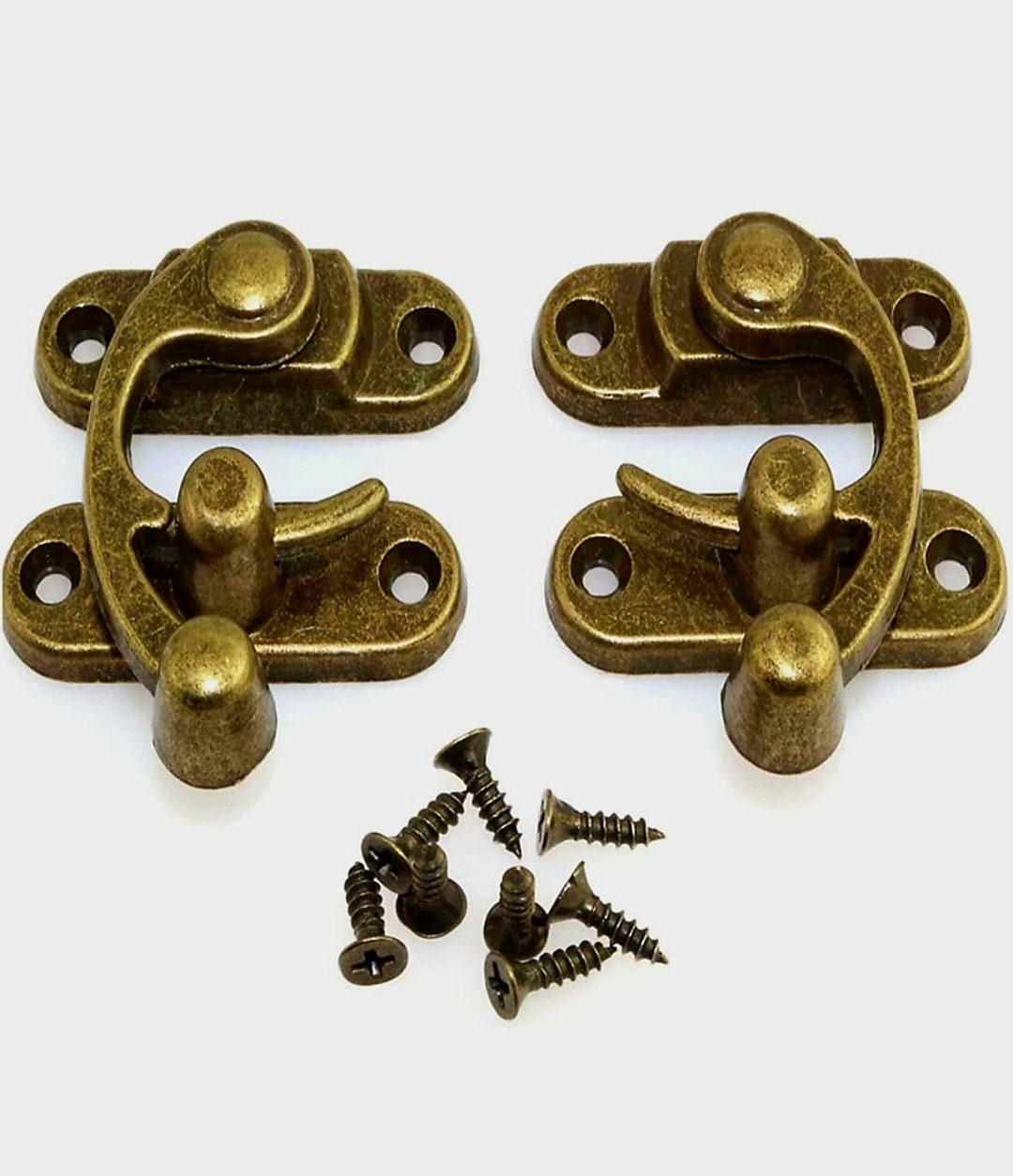 Pair Horns Locks(1x Right Swing Arm, 1x Left Swing Arm), Color: Bronze ...