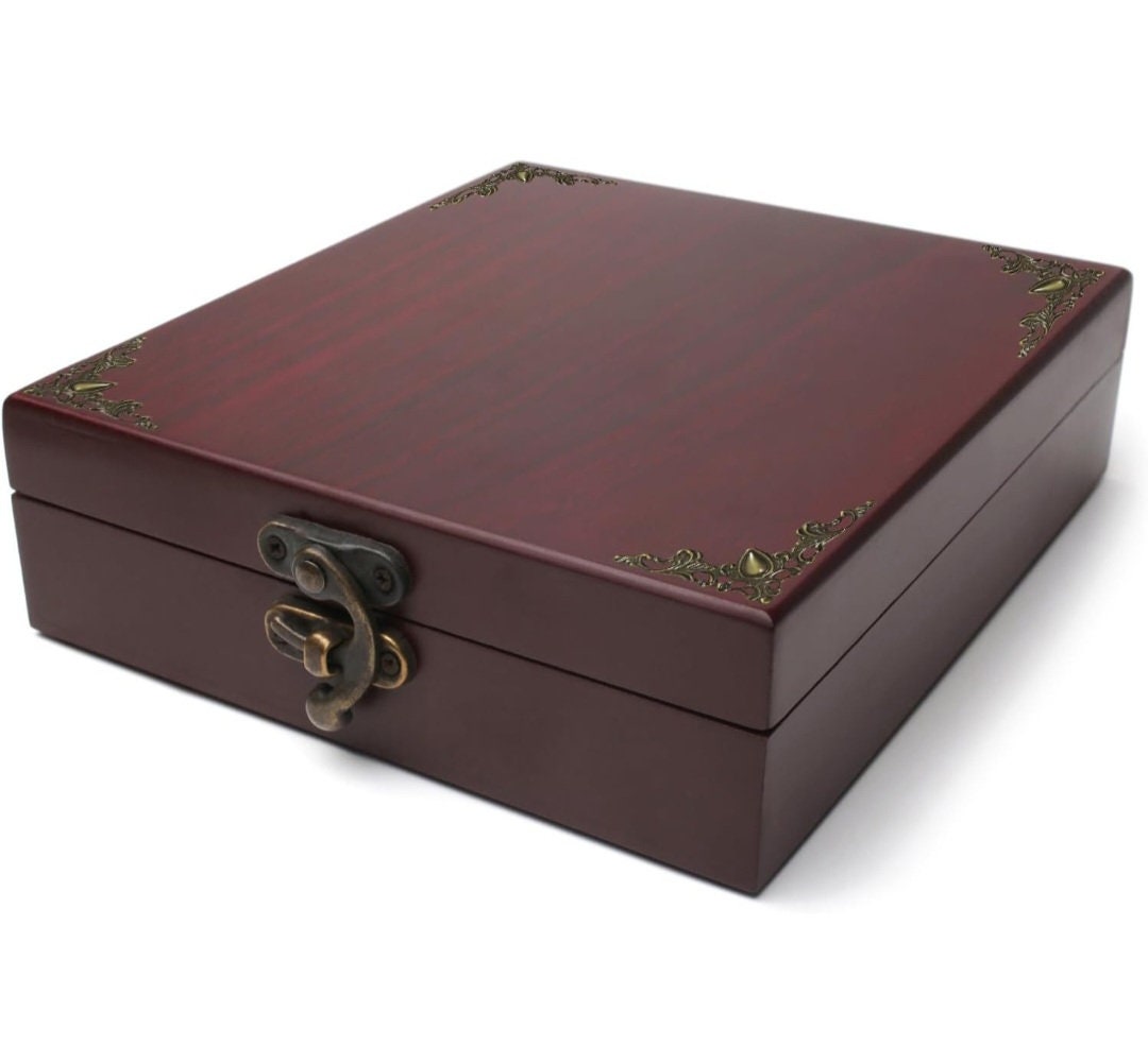 48 Solid Pure Copper Box Corner Protectors, Retro Table Edge Cover ...