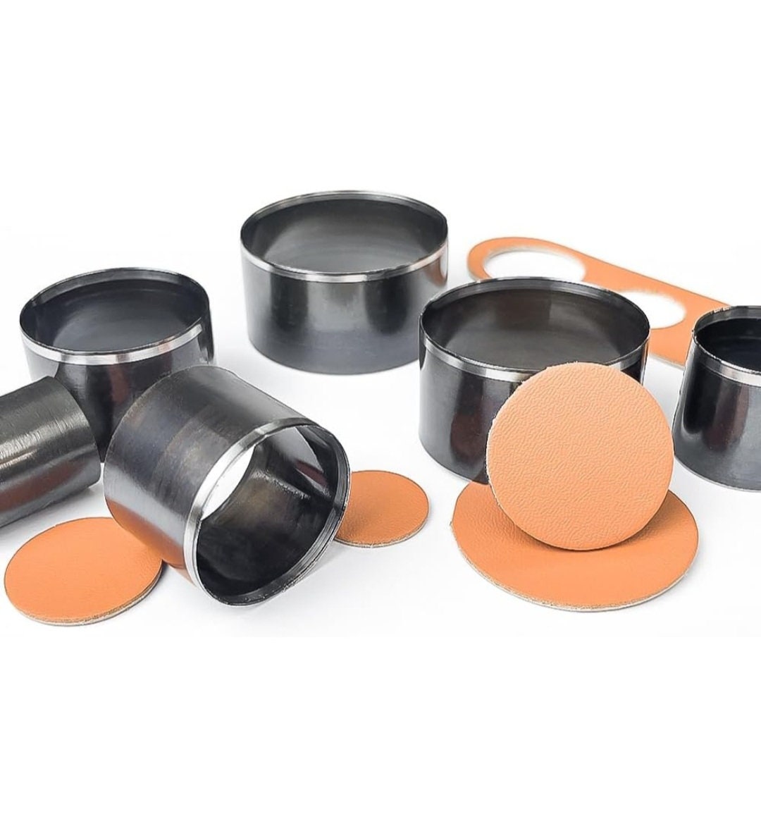 15/9 Pcs Handmade Leather Tool Knife Mold Circular Punching Cylindrical ...