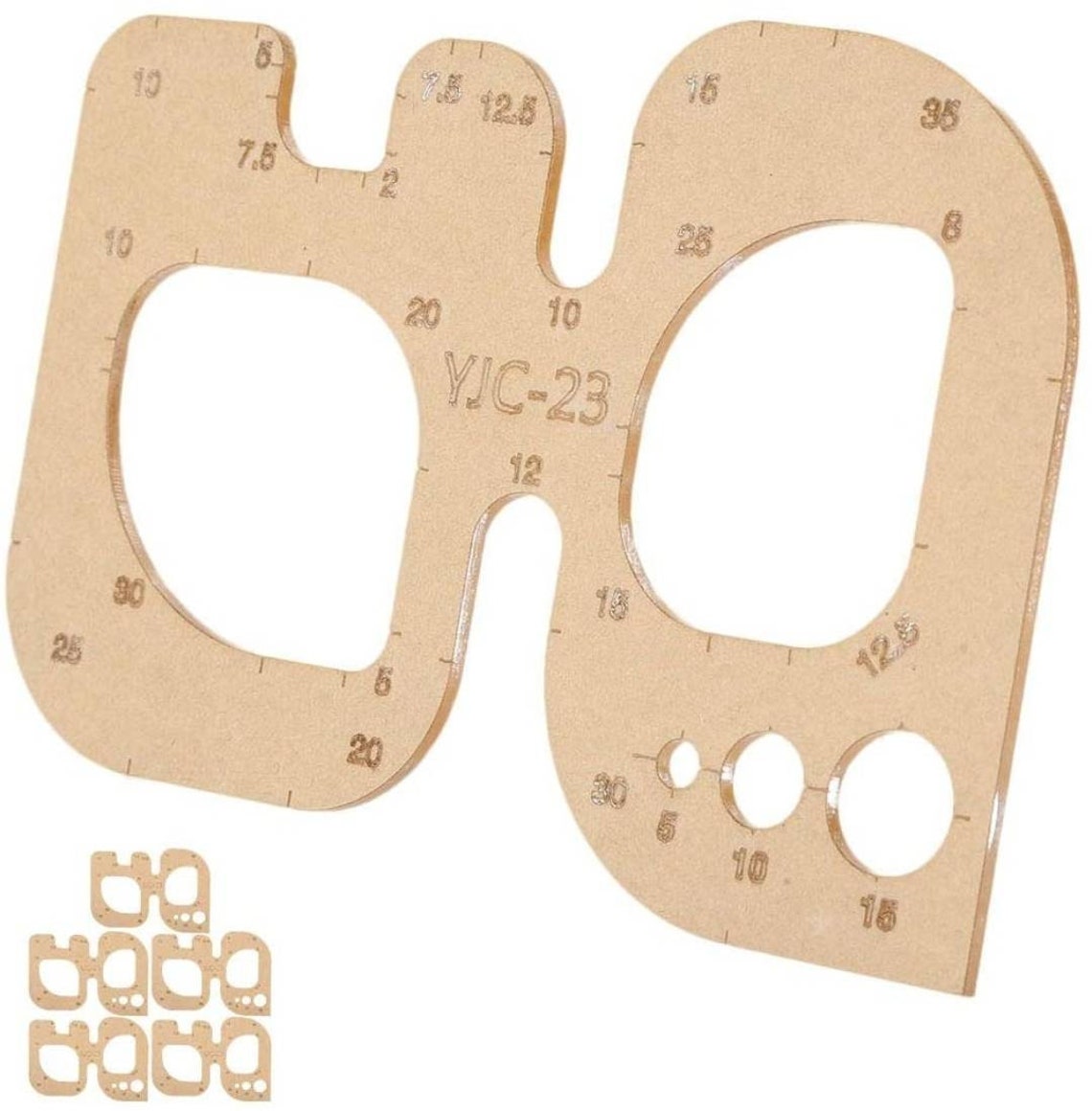 Leather Acrylic Template Pattern Stencil Set Mould Craft DIY Tool ...