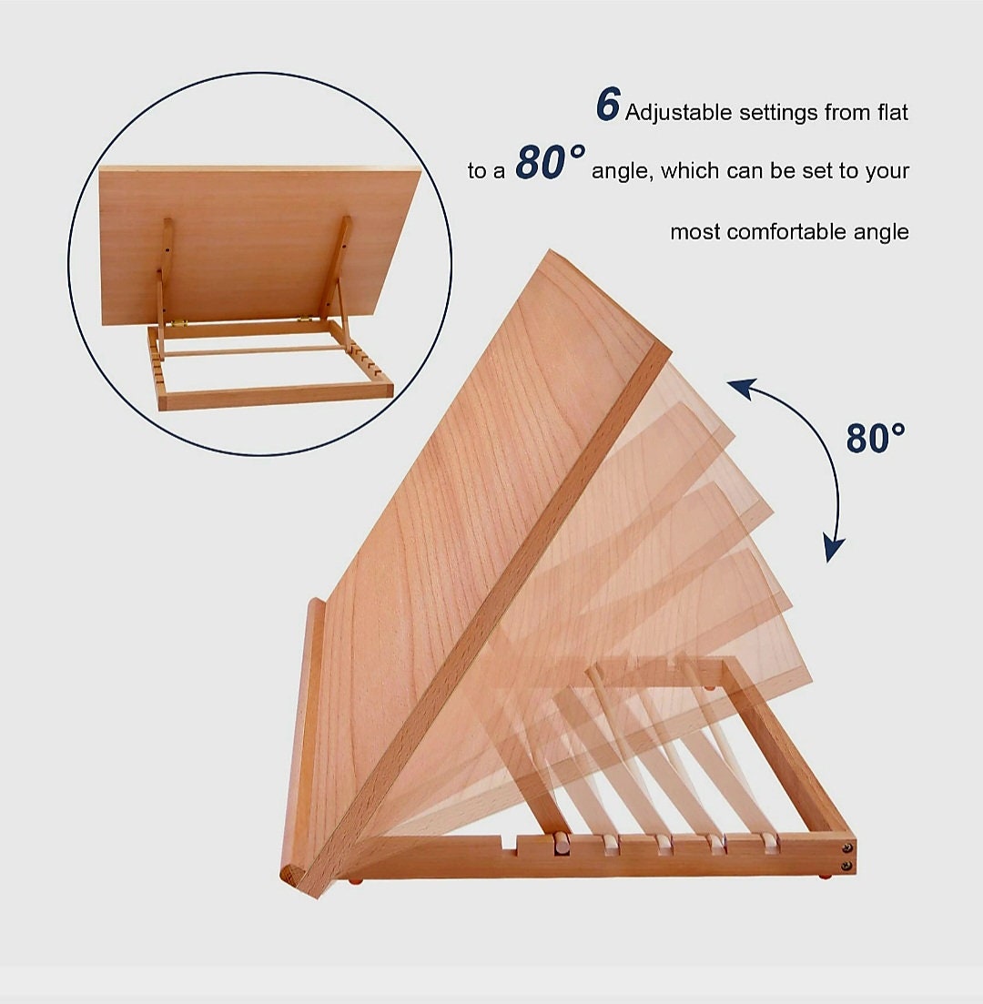 Tabletop Easel A2/A3 Painting Easel With Smooth Surface, Adjustable ...