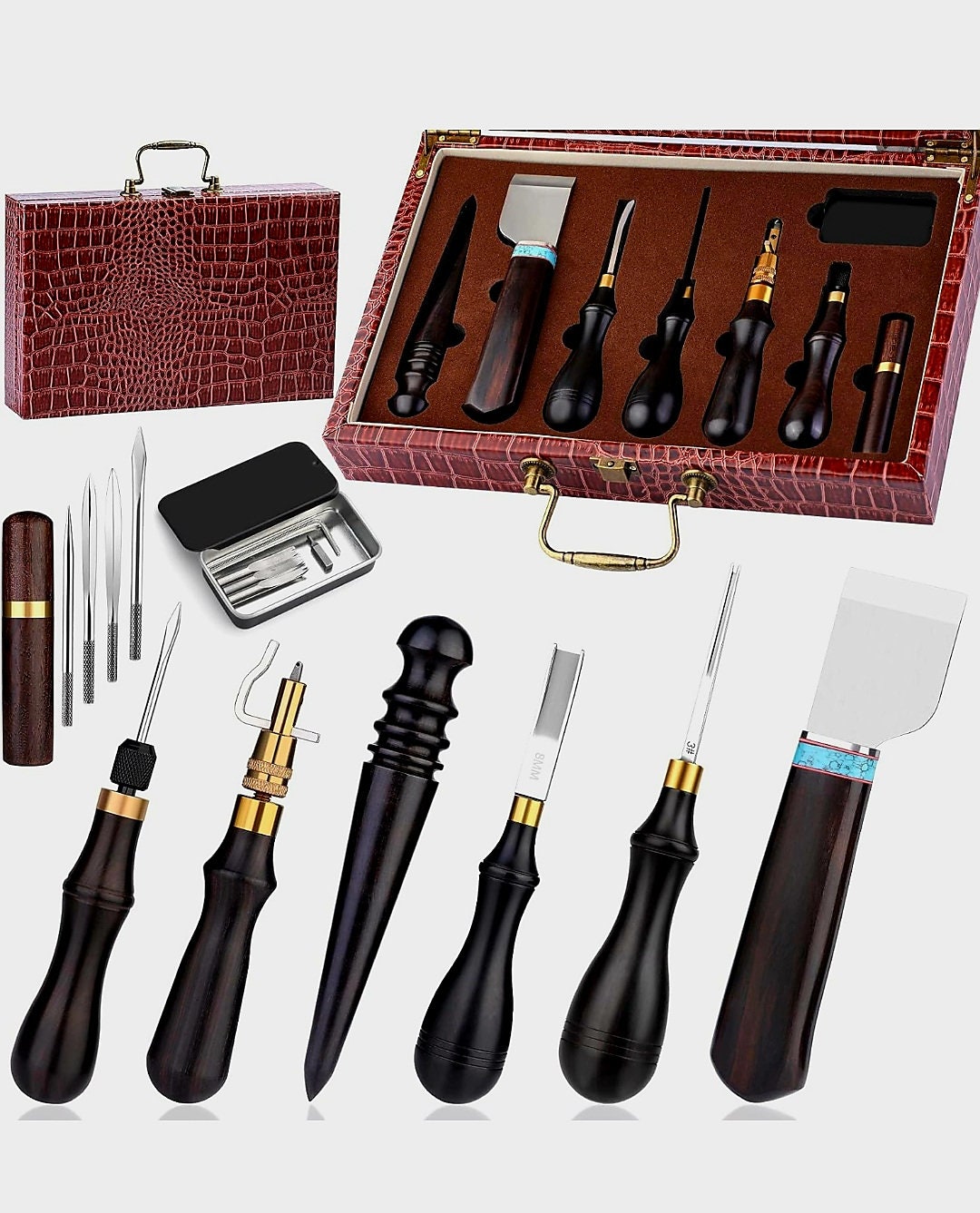 Leather Working Edge Finishing Tool and Supplies With Professional ...