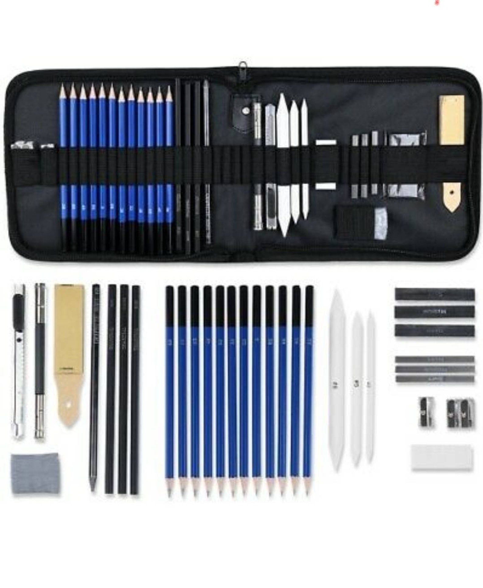 29 /32/39/50/72 PCS Professional Drawing Artist Kit Set Pencils - Etsy