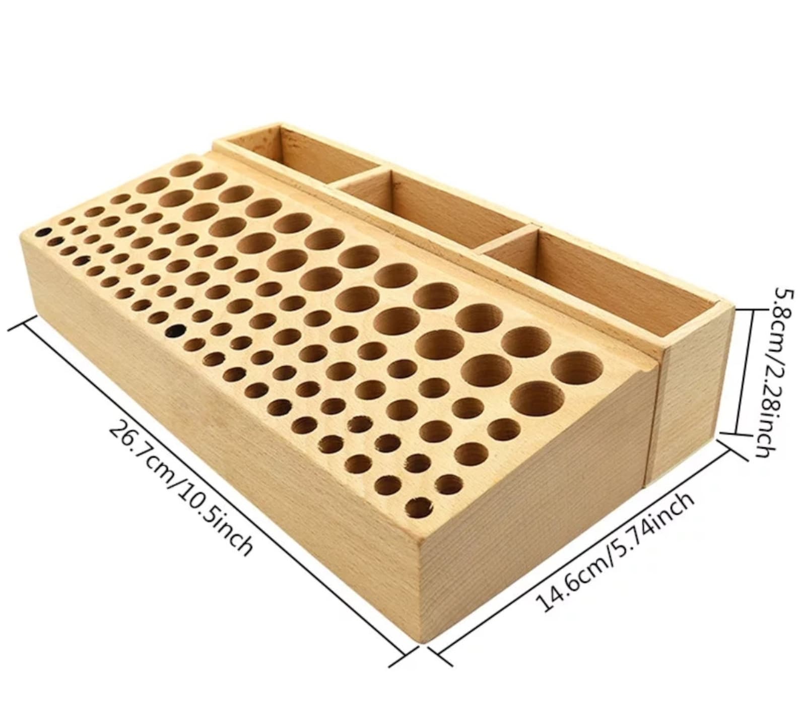 46/98 Holes With Slot Leather Craft Tool Holder Wooden Rack - Etsy