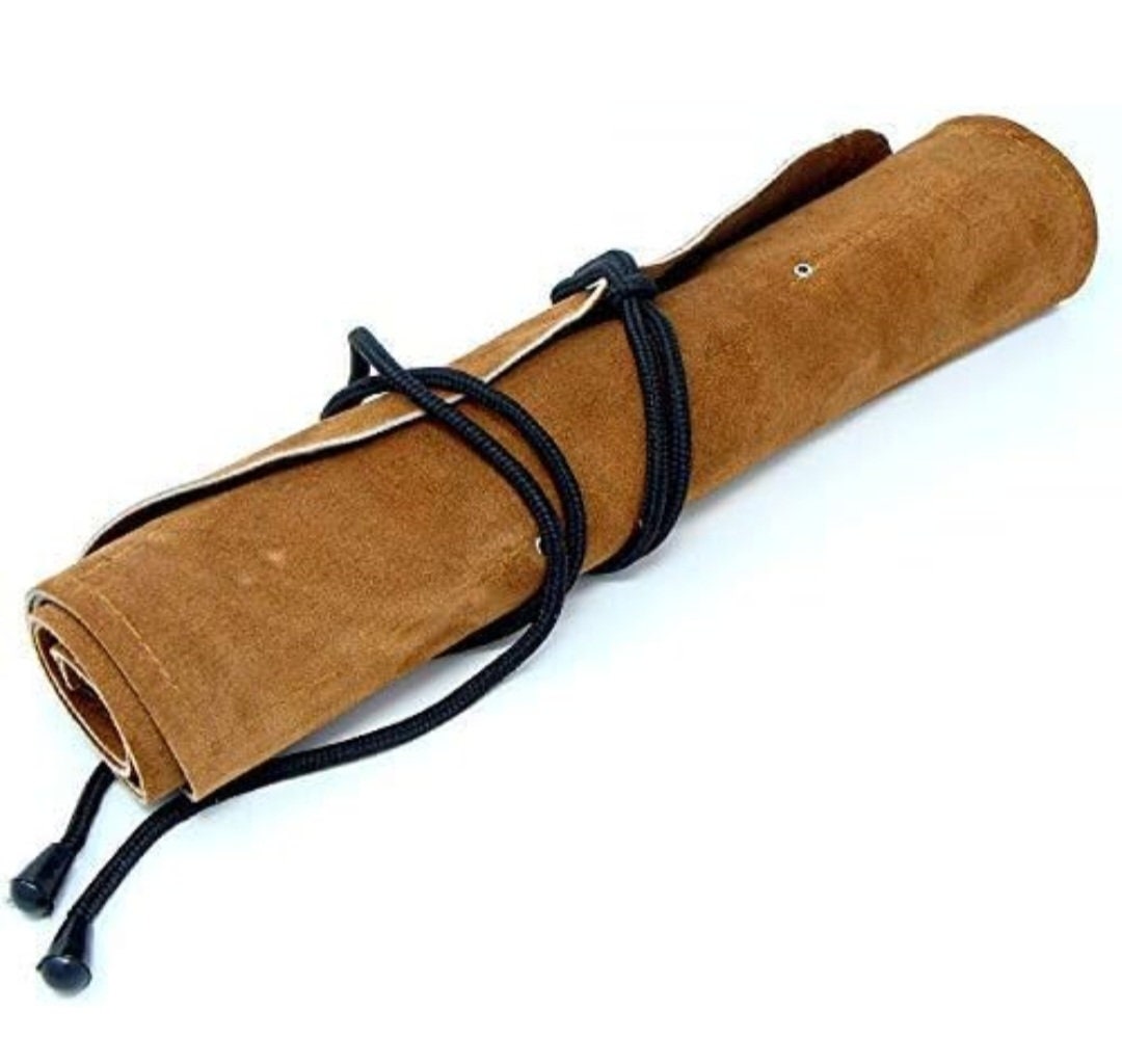 Leather Tool Roll up Pouch 6/10 /12 Slot - Etsy