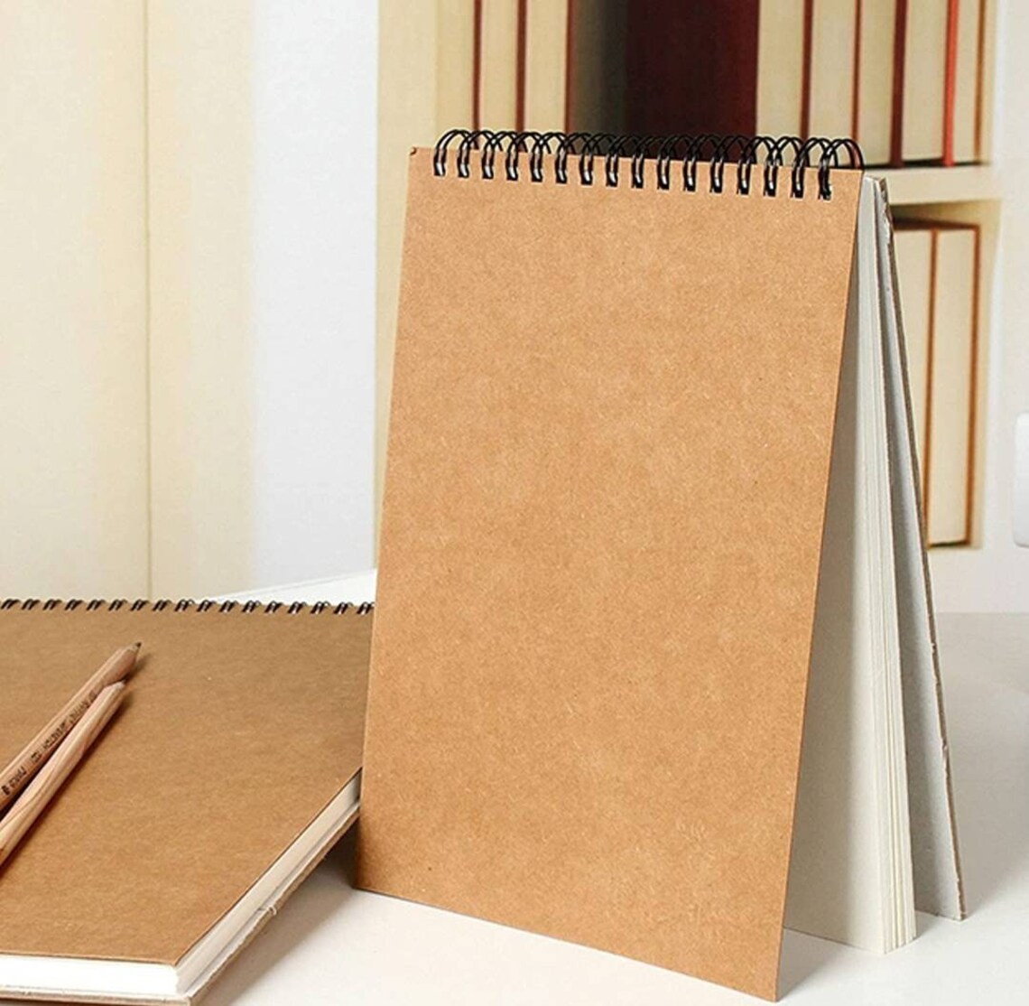 Kraft Cover Spiral Notebook Journal Travel Writing Lined - Etsy