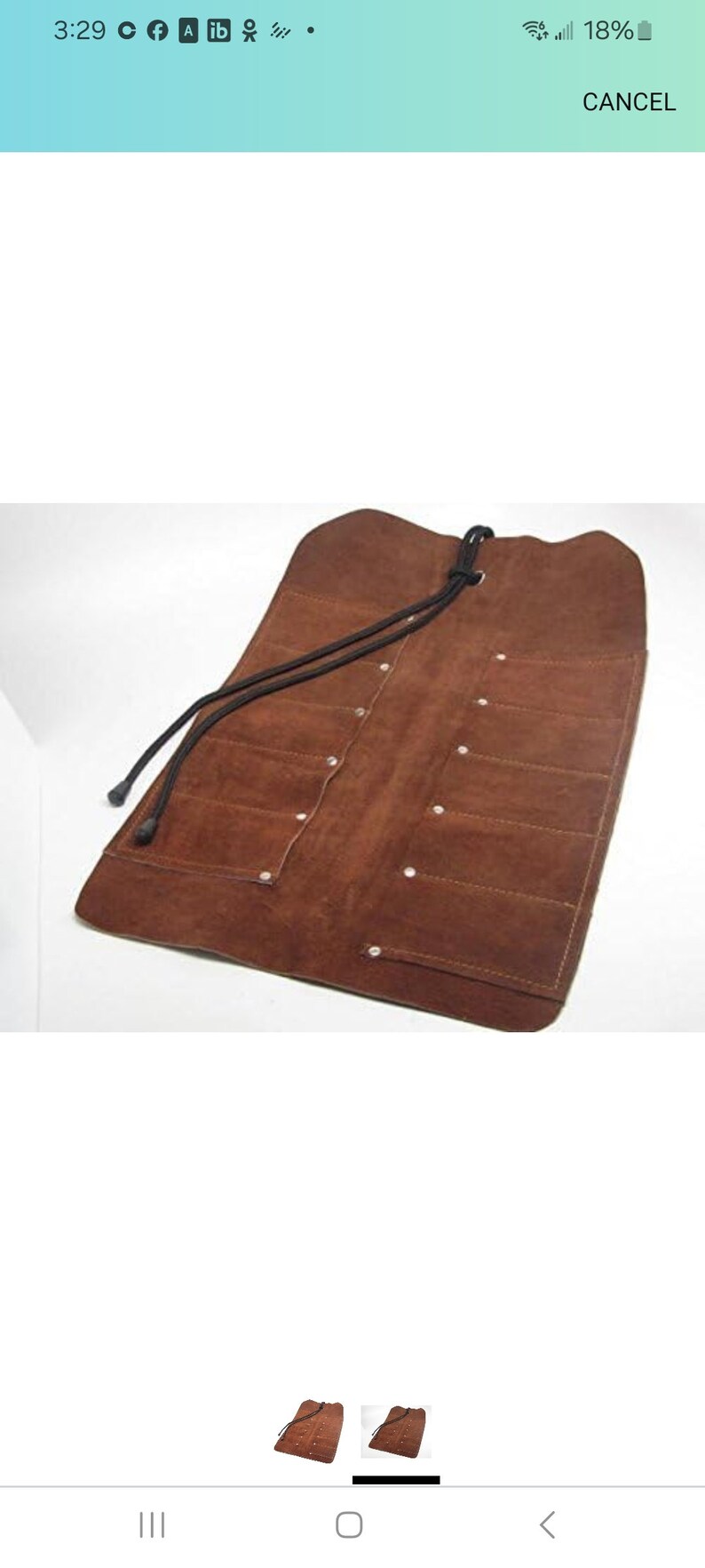 Leather Tool Roll up Pouch 6/10 /12 Slot - Etsy