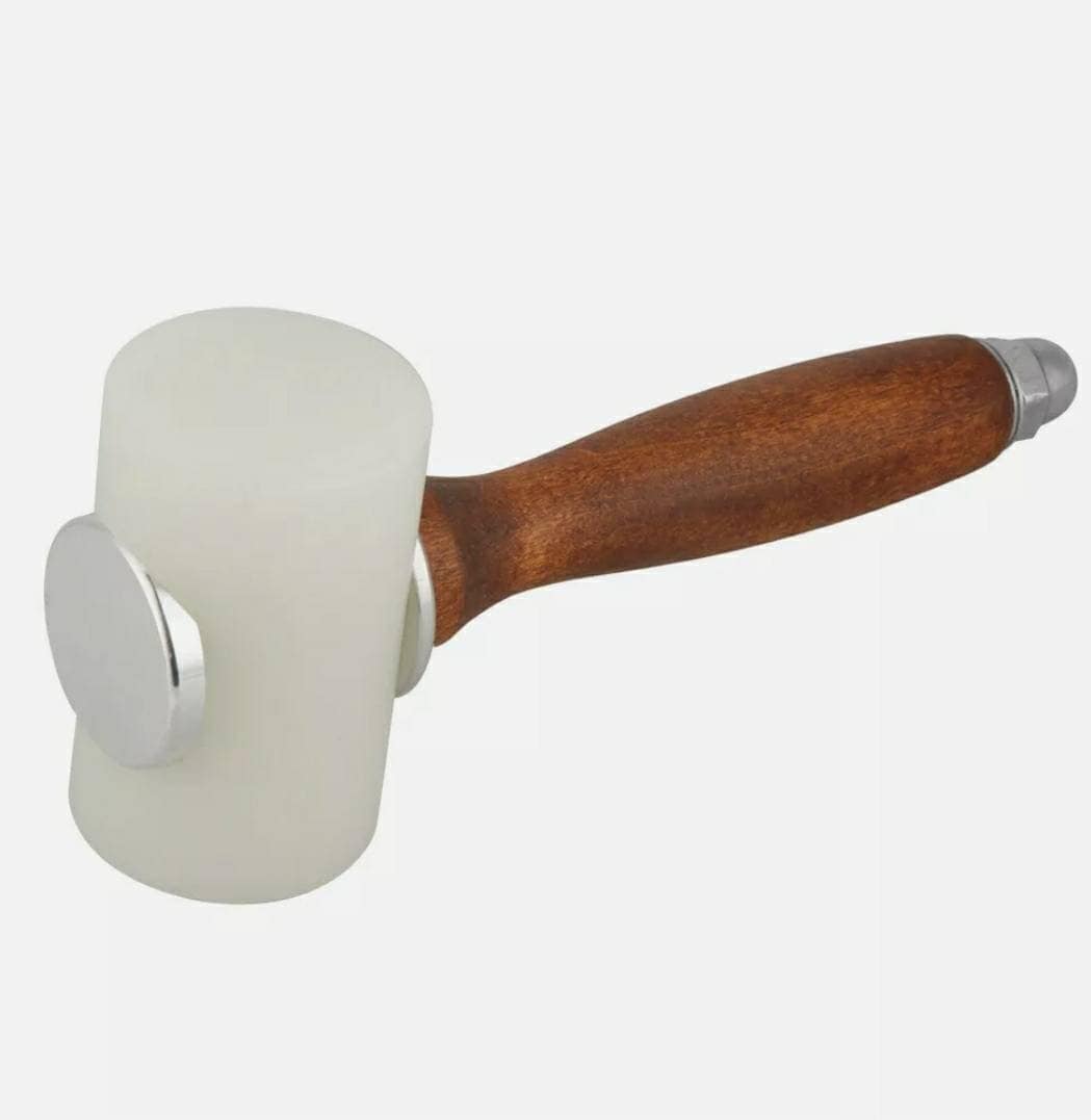 Wooden Handle Leather Cutting Stamping Hammer Carving Mallet Nylon ...