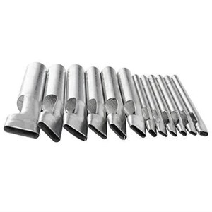12pcs Leather Craft Hole Punch Set 2-5mm Oval Shape Oblong Shape Punch ...