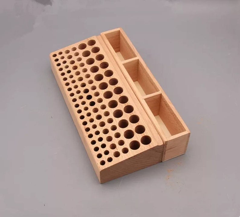 46/98 Holes With Slot Leather Craft Tool Holder Wooden Rack - Etsy