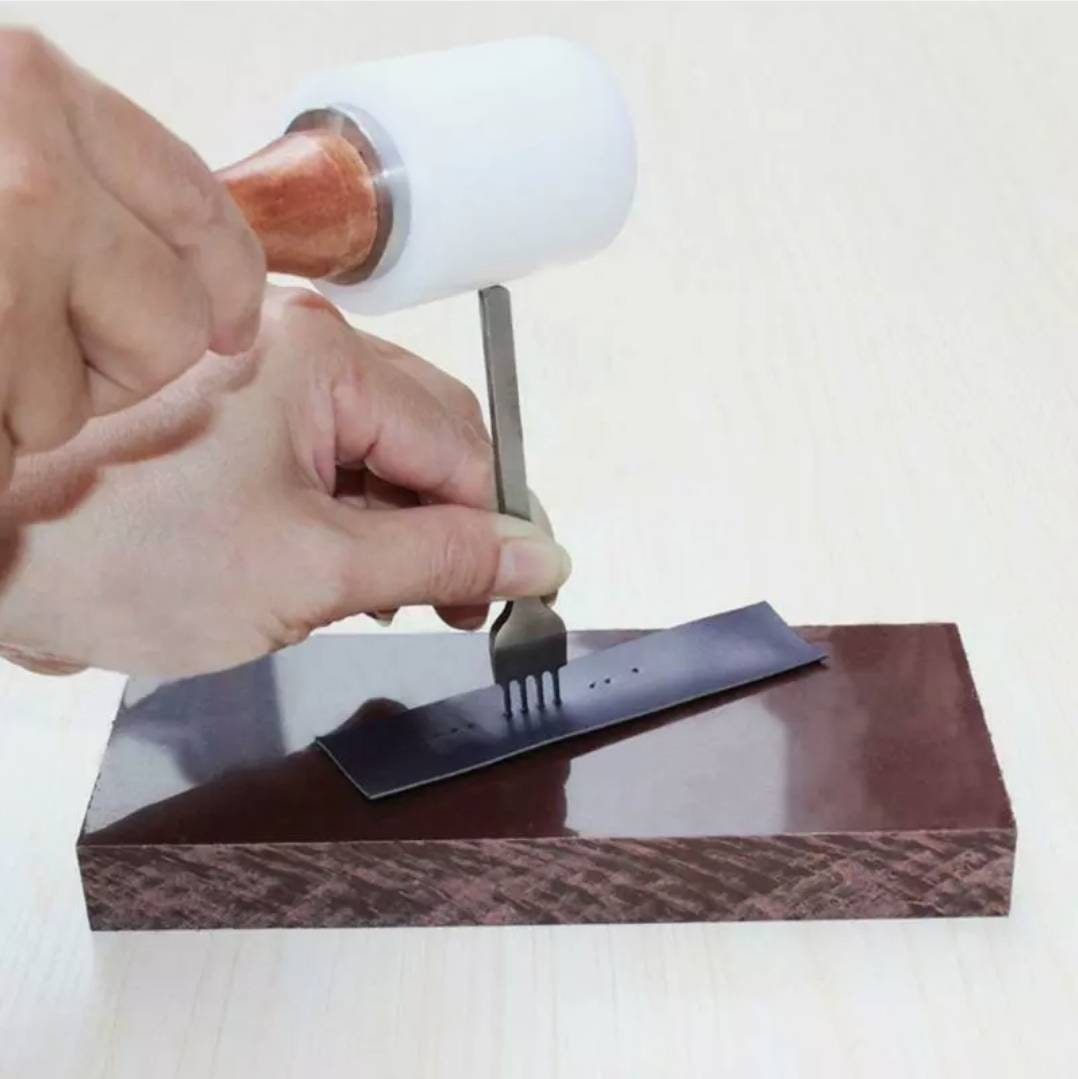 1/2/4/6 Diamond Leather Stitching Chisel Leathercraft Pricking Iron ...