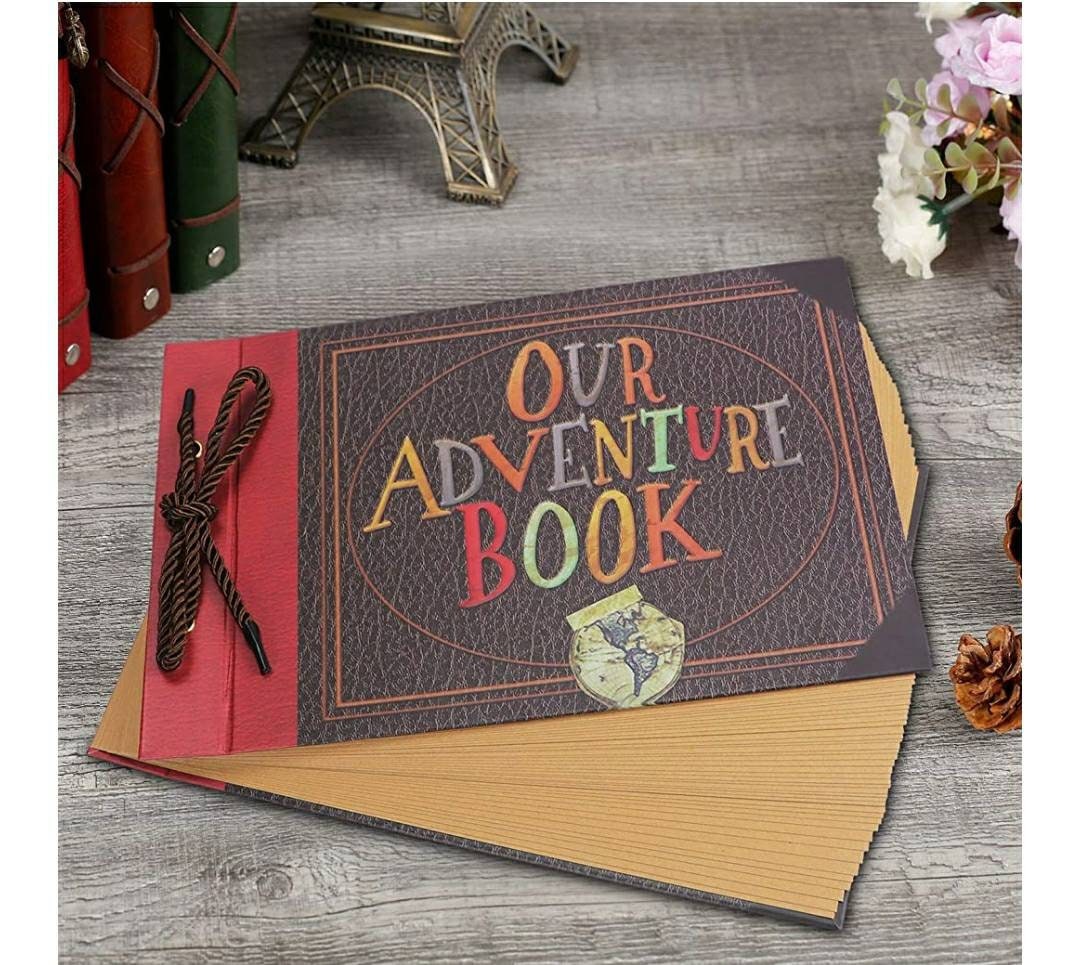 Pixar Movie up Our Adventure Book DIY Scrapbook My Travel Memories ...