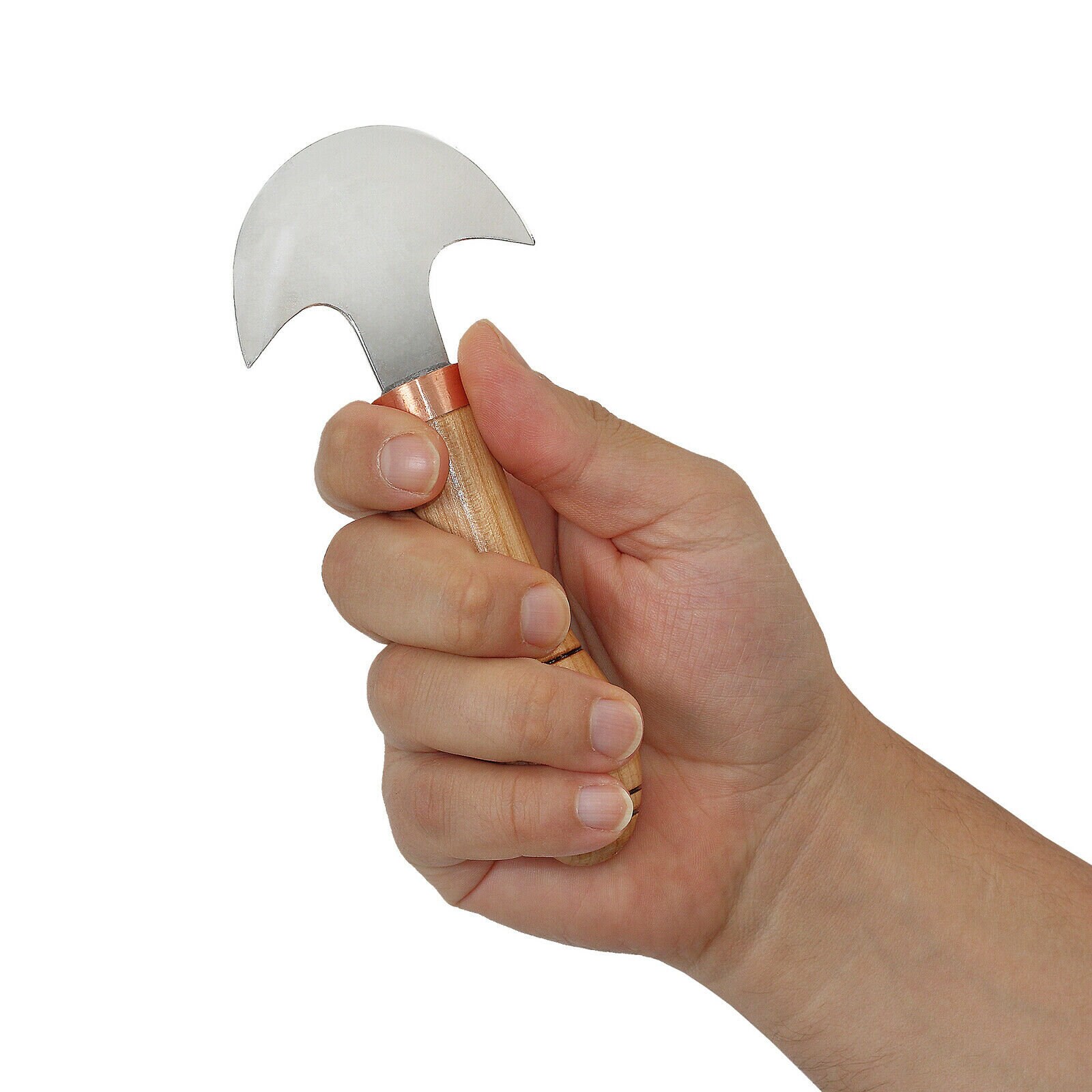 Leather Knife. Doubled Edged Rounded Knife for Leather Craft | Etsy