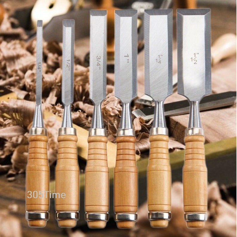 6PCS Wood Chisel Set Carving Knife Woodworking Tools - Etsy