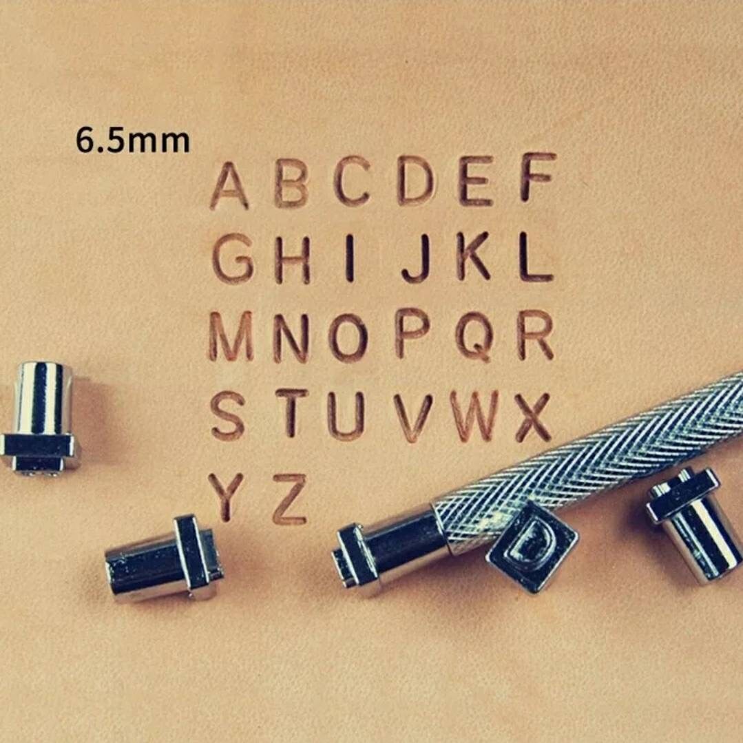 36pcs/set Leather Stamp Alphabet Letter Number Metal Punch - Etsy