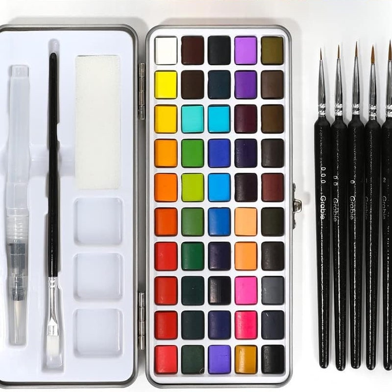 Watercolor Paint Set - Etsy