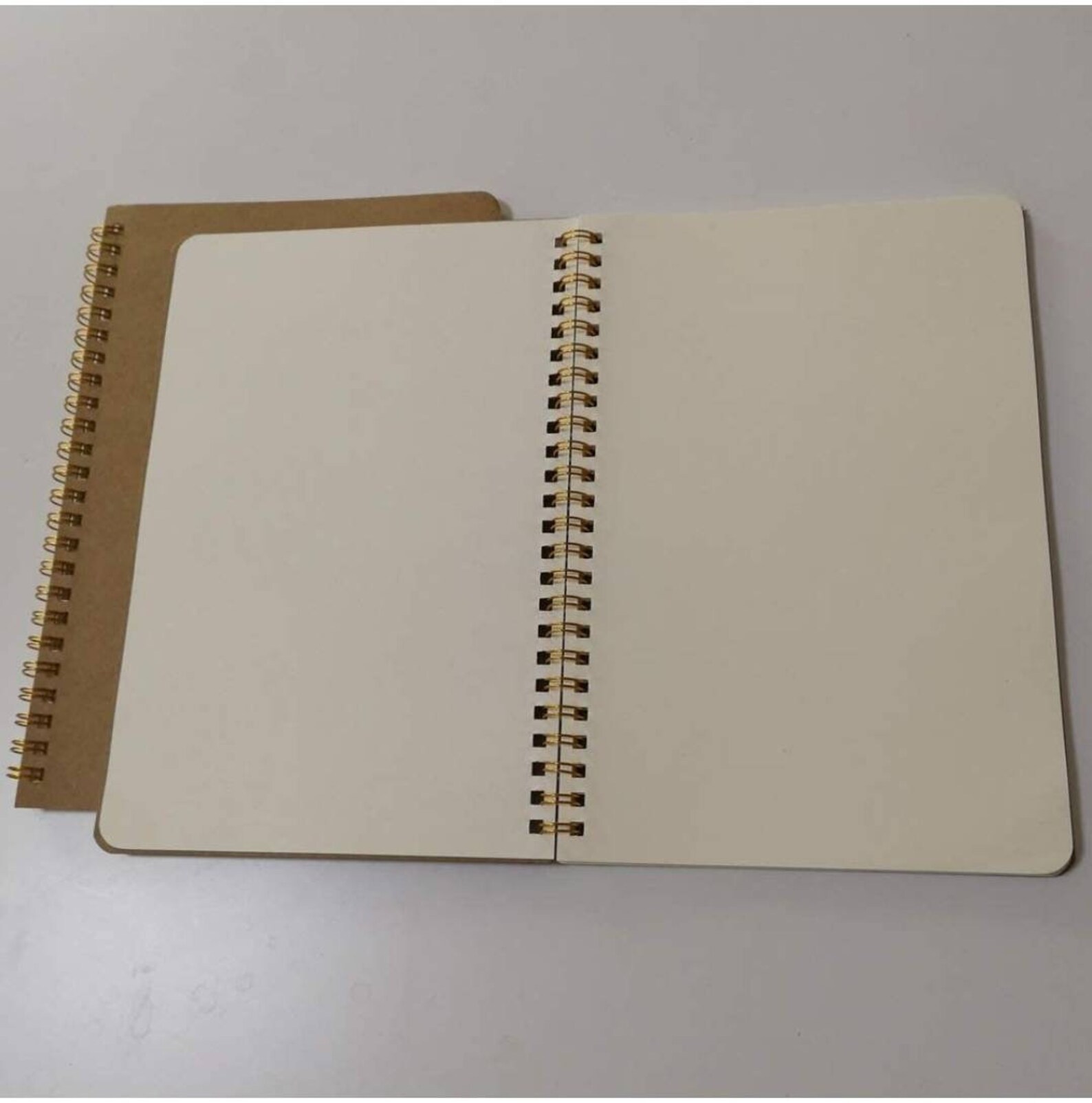 Kraft Cover Spiral Notebook Journal Travel Writing Lined - Etsy