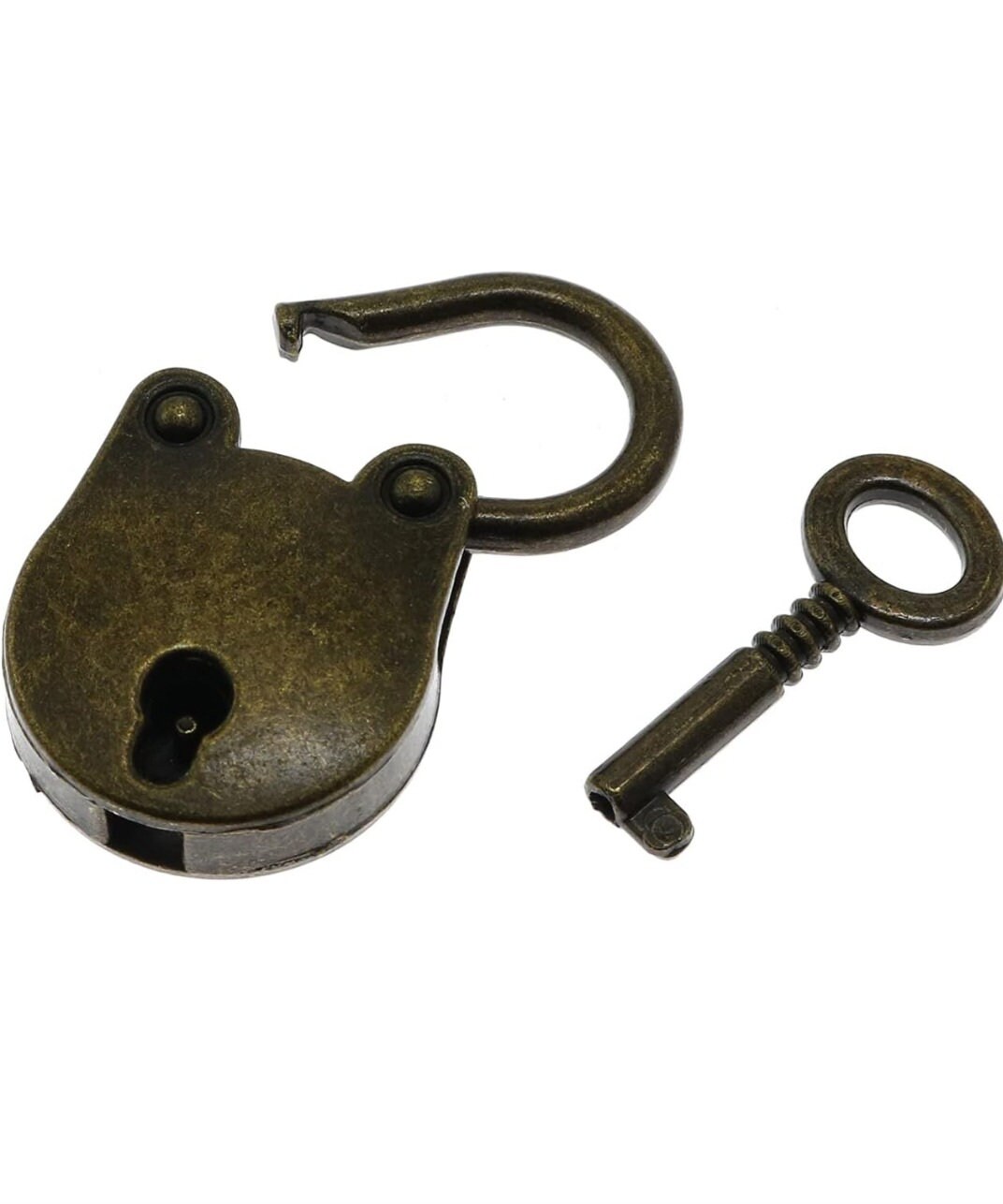 Antique Embossing Decorative Brass Hasp Clasp Latch Lock With Screws ...