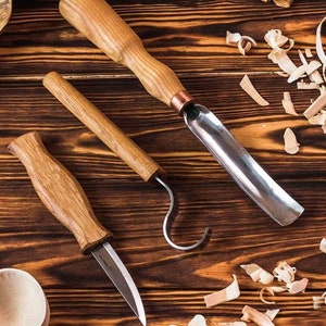 Wood Carving Tools Kit Wood Carving Set Wood Carving Hook Knife Set - Etsy