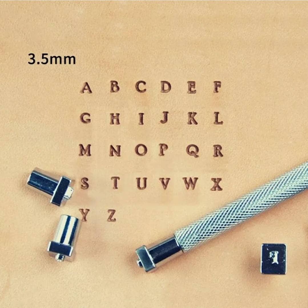 36pcs/set Leather Stamp Alphabet Letter Number Metal Punch - Etsy