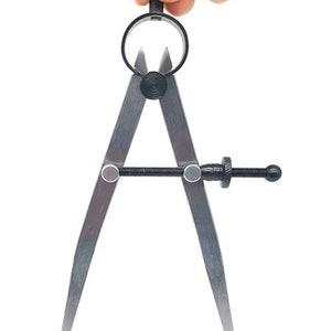 6 Inch Adjustable Lockable Steel Divider Wing Leather Compass - Etsy