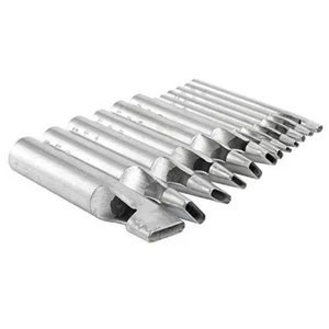 12pcs Leather Craft Hole Punch Set 2-5mm Oval Shape Oblong Shape Punch ...
