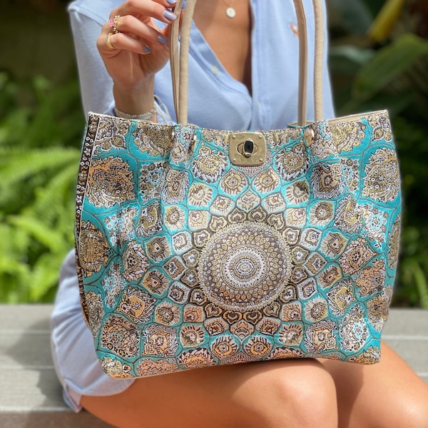 Boho Tote Bag - Etsy