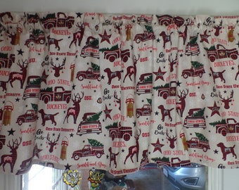 Ohio State Valance - Etsy